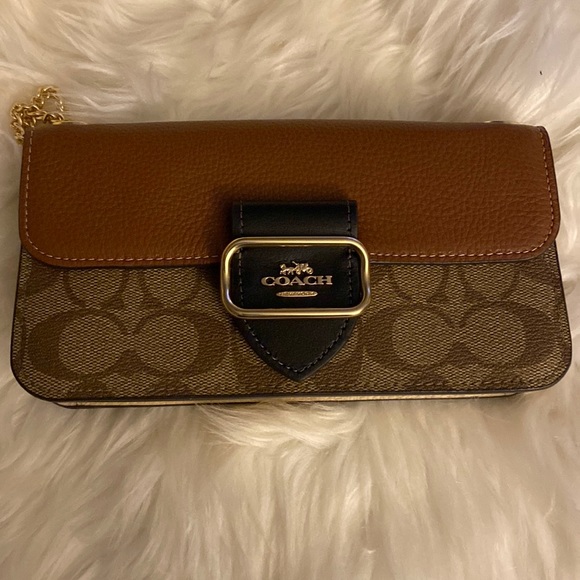 Coach | Bags | Morgan Crossbody In Colorblock Signature Canvas | Poshmark